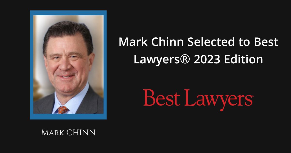Mark Chinn Named to Best Lawyers 2023